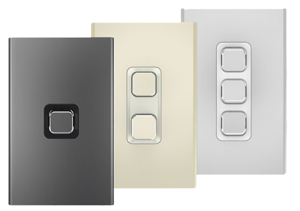 Crowne | Clipsal Iconic Styl Single Power Point Skin Horizontal Mount ...